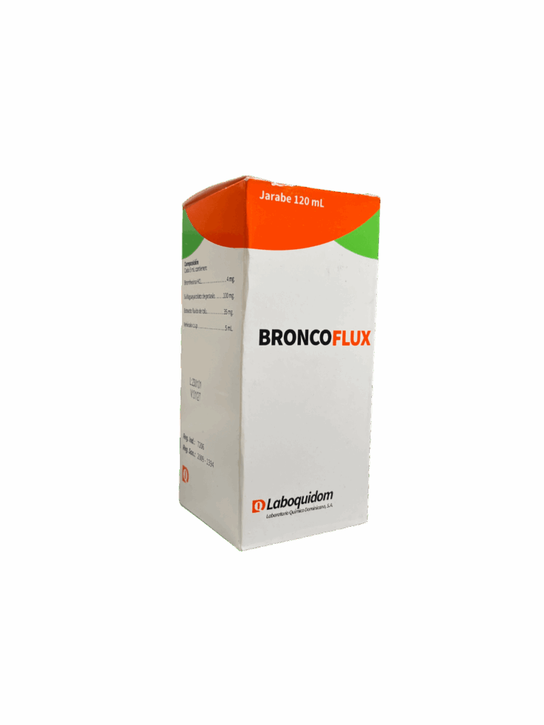 Broncoflux Jarabe 120ml Laboquidom – Distribuidora Tierra Canaan