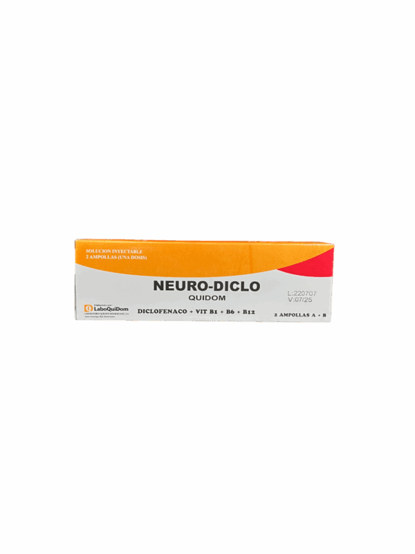 Neuro-Diclo solución inyectable 2 ampollas Laboquidom – Distribuidora ...