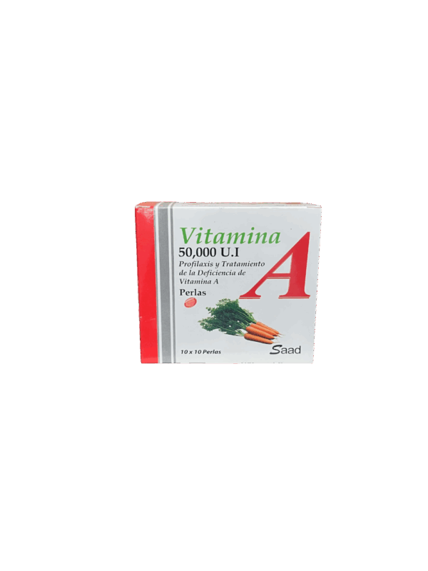 VITAMINA A 50000 U.I SAAD X 100 CAPSULAS – Distribuidora Tierra Canaan