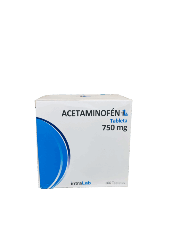 Acetaminofén 750mg IntraLab – Distribuidora Tierra Canaan